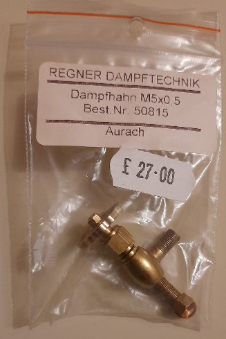 Regner 50815 Steam Tap - gardenrailways.co.uk